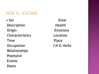 Spanish 3 h grammar book | PPT