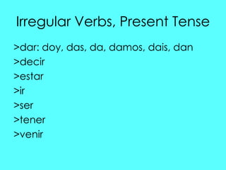 Spanish 4 h grammar book | PPTX