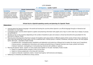 Spanish 7-10 elaborations levels 7-8 and 9-10 | PDF