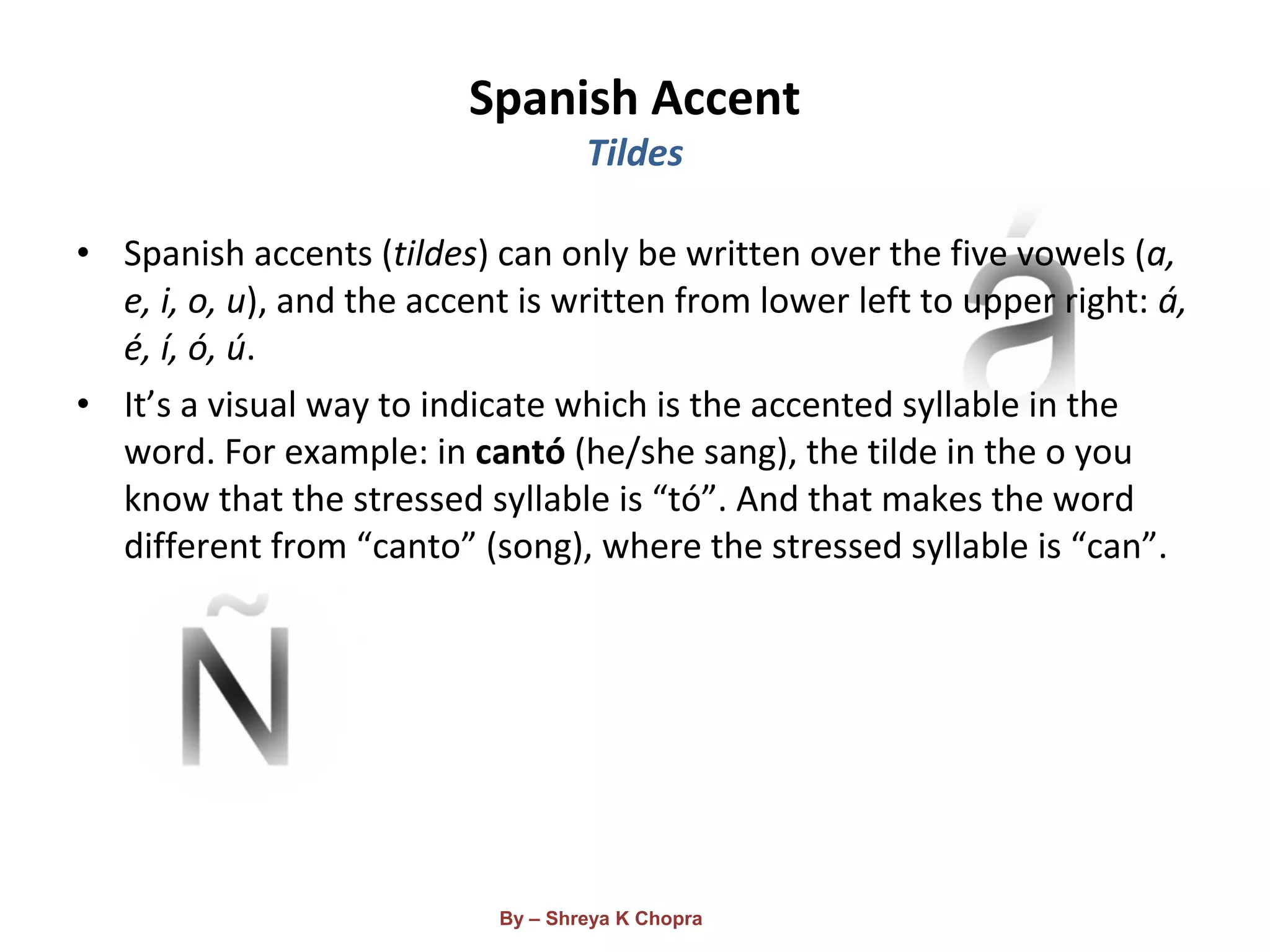 Spanish (A1) - Beginners | PPT