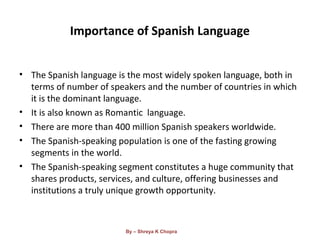 Spanish (A1) - Beginners | PPT