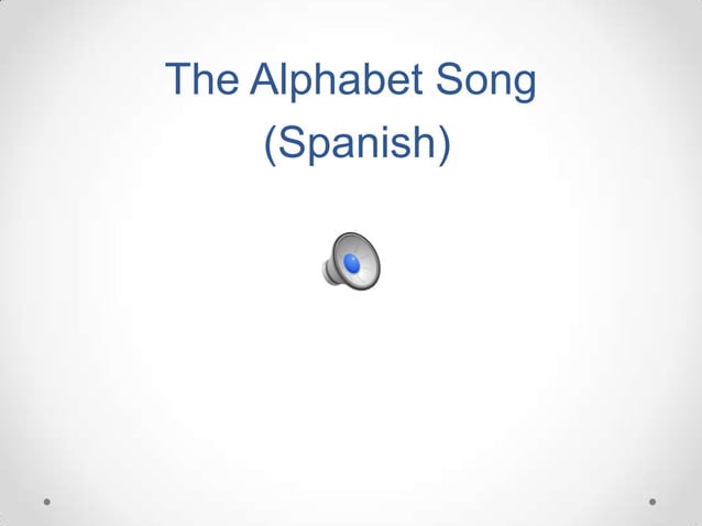 Spanish Alphabet | PPT