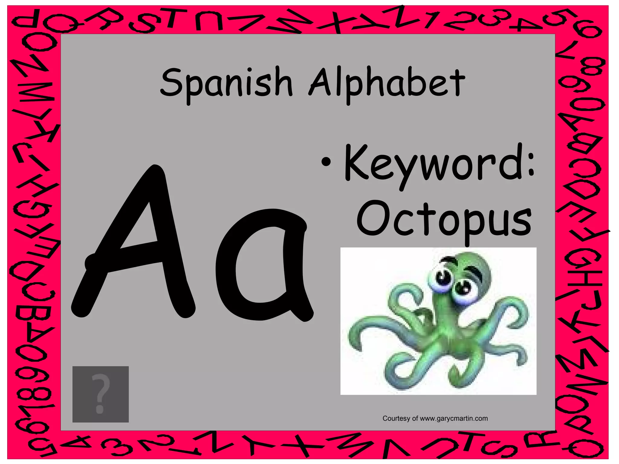 Spanish alphabet | PPT