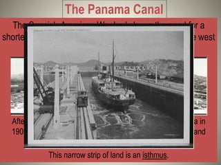 US Expansion - Spanish American War and the Panama Canal | PPTX