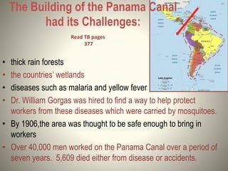 Becoming a World Power - Spanish American War and the Panama Canal | PPTX
