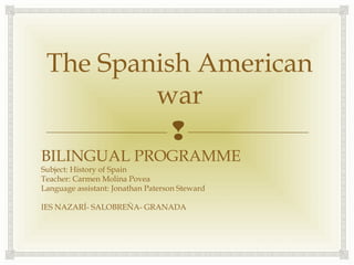 Spanish american war | PPT