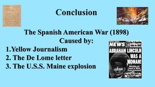 Spanish american war_yellow_journalism | PPTX