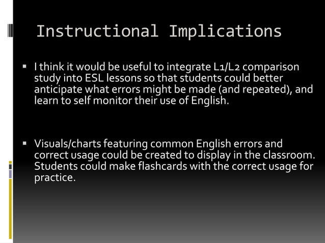 Spanish and English Language Comparison | PPT