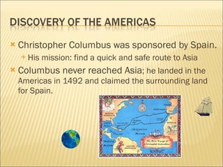 Spanish and Portuguese Influence on Latin America powerpoint | PPT