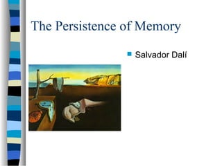 Pablo Picasso and Salvador Dali | PPT