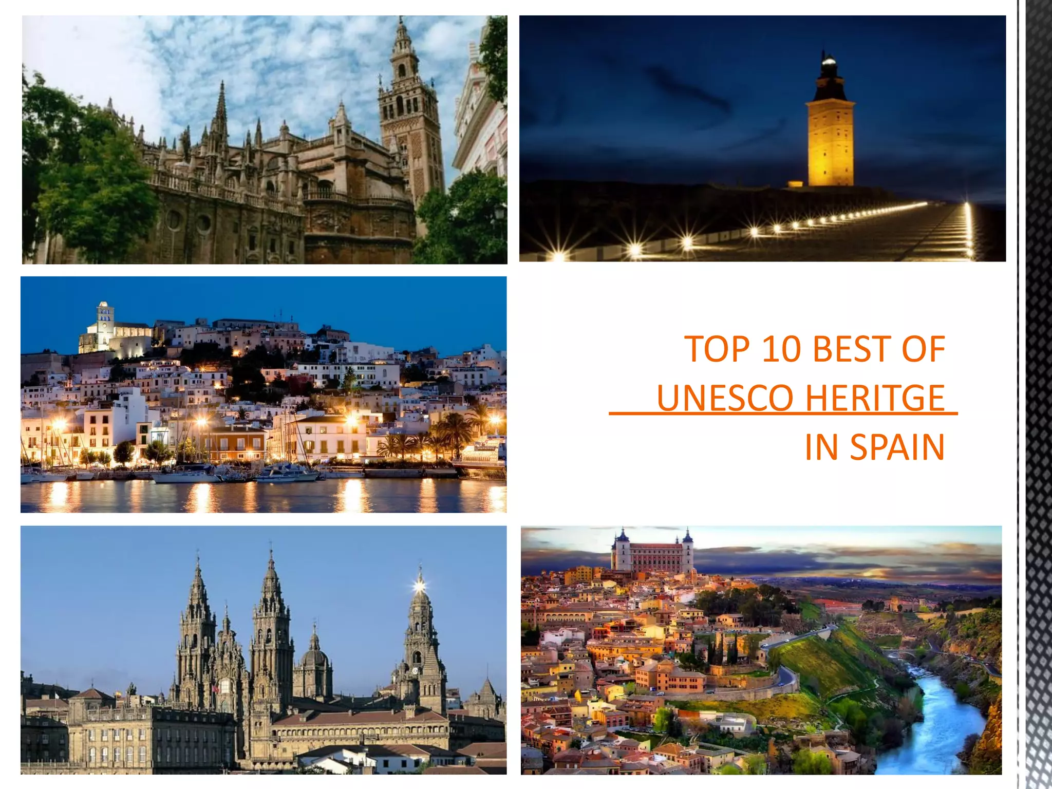 Spanish built attractions | PPT