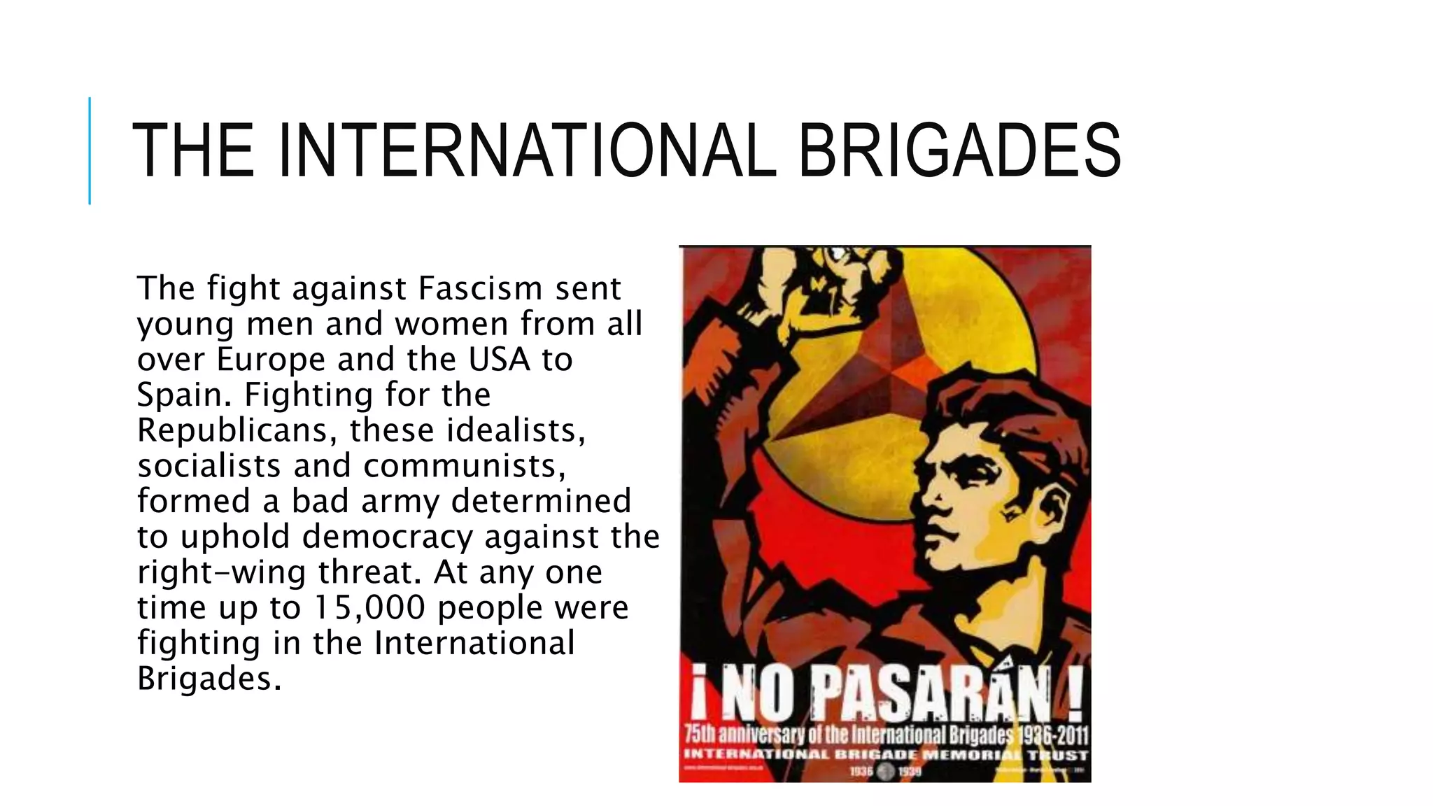 PowerPoint presentation about the spanish civil war | PPTX