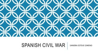 PowerPoint presentation about the spanish civil war | PPTX