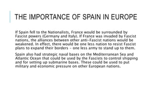 PowerPoint presentation about the spanish civil war | PPTX