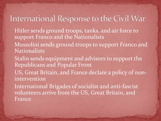 Spanish civil war | PPTX