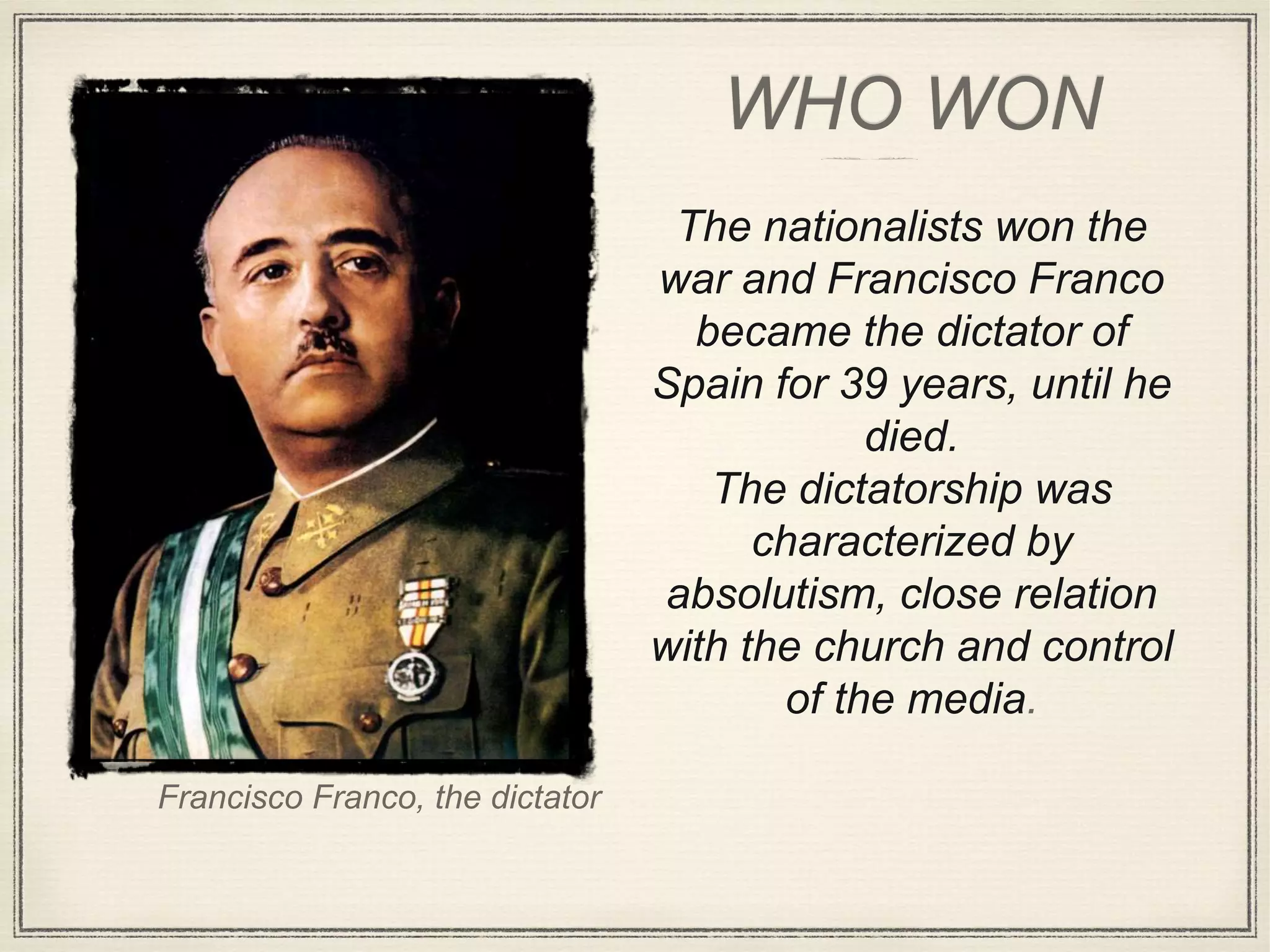 Spanish civil war | PPTX