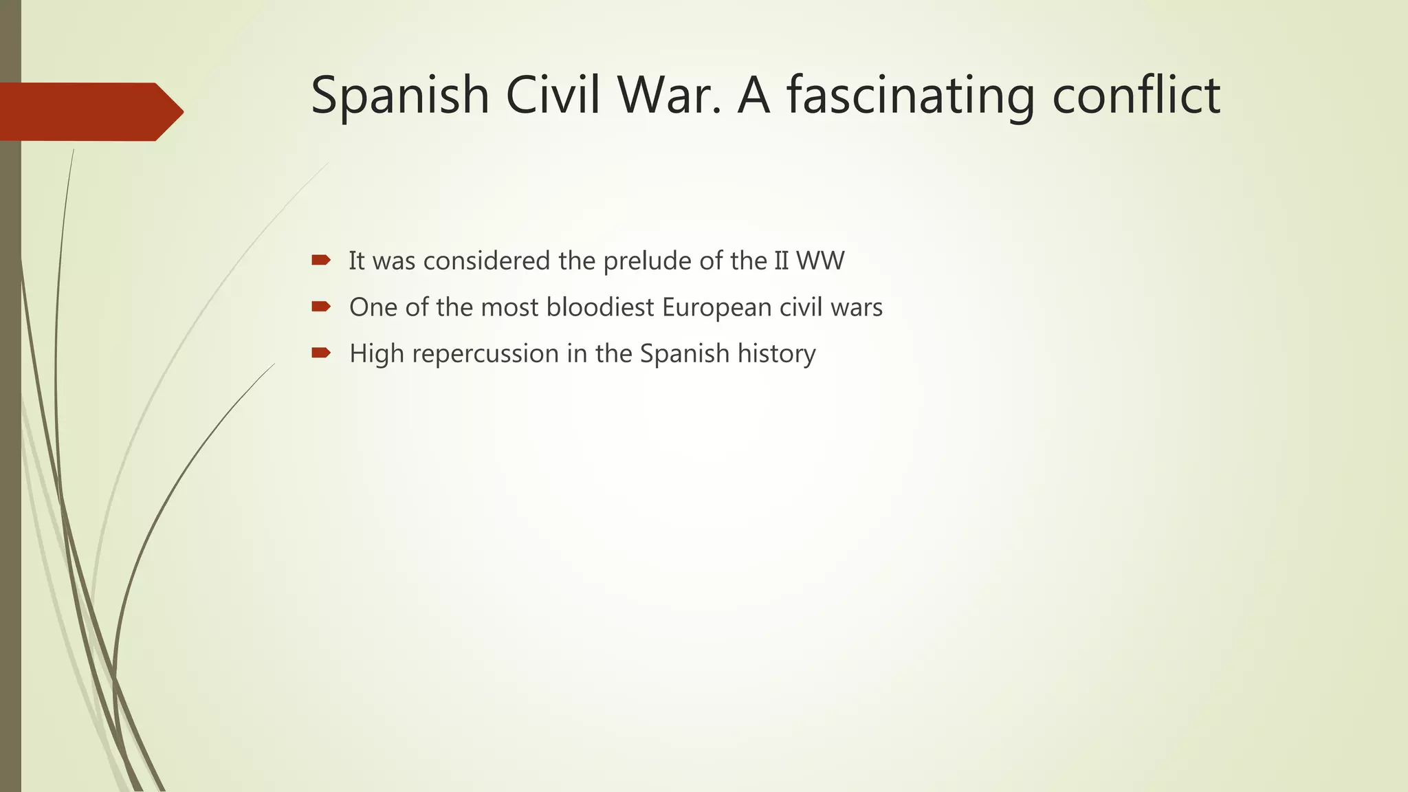 Spanish civil war (Causes) IB | PPTX