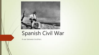 Spanish civil war (Causes) IB | PPTX