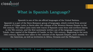 Spanish classes in pune | PPT