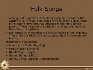 Spanish and Pre-Colonial Text | PPTX