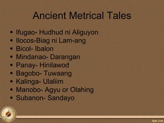 Spanish and Pre-Colonial Text | PPTX