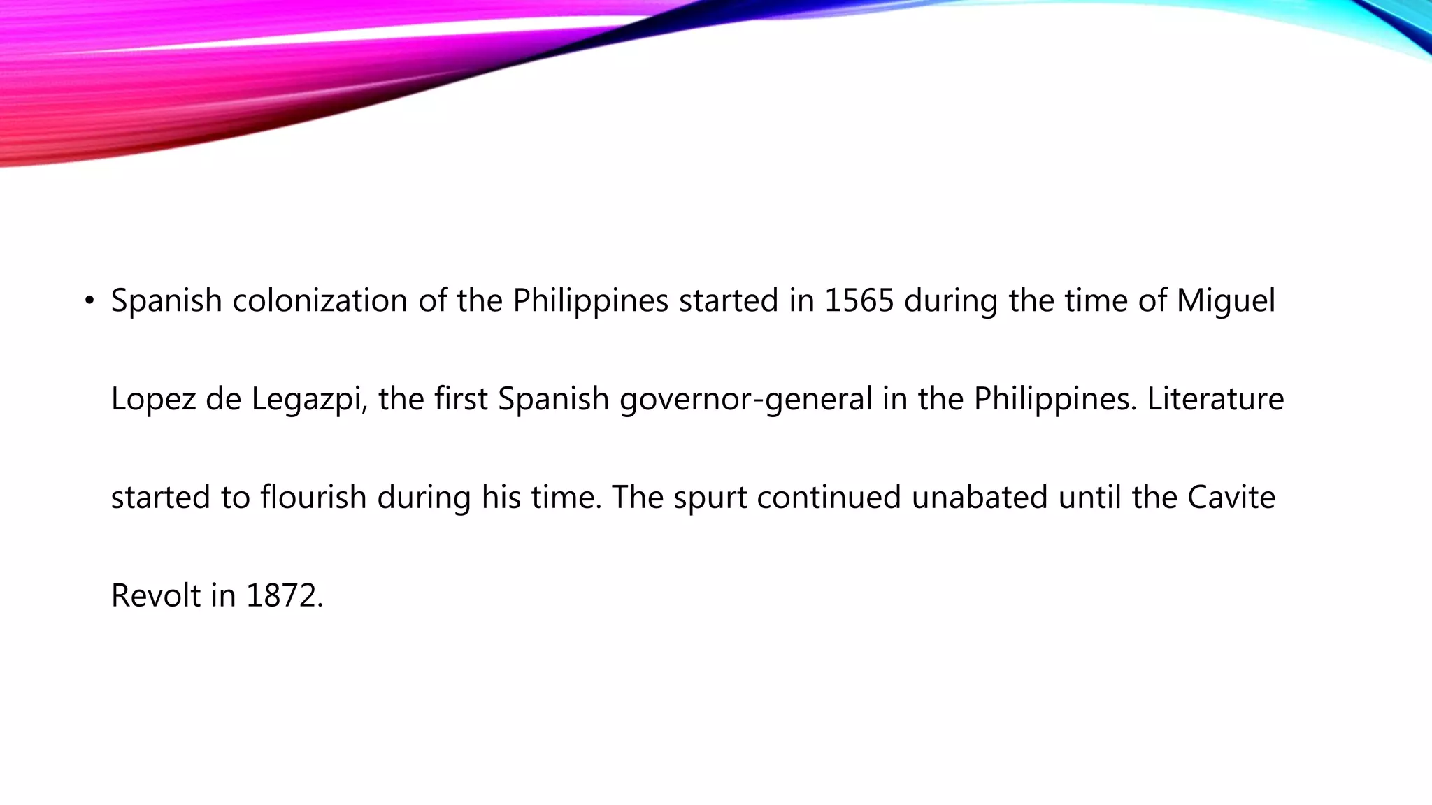 Spanish Colonial text and PreColonial text | PPTX