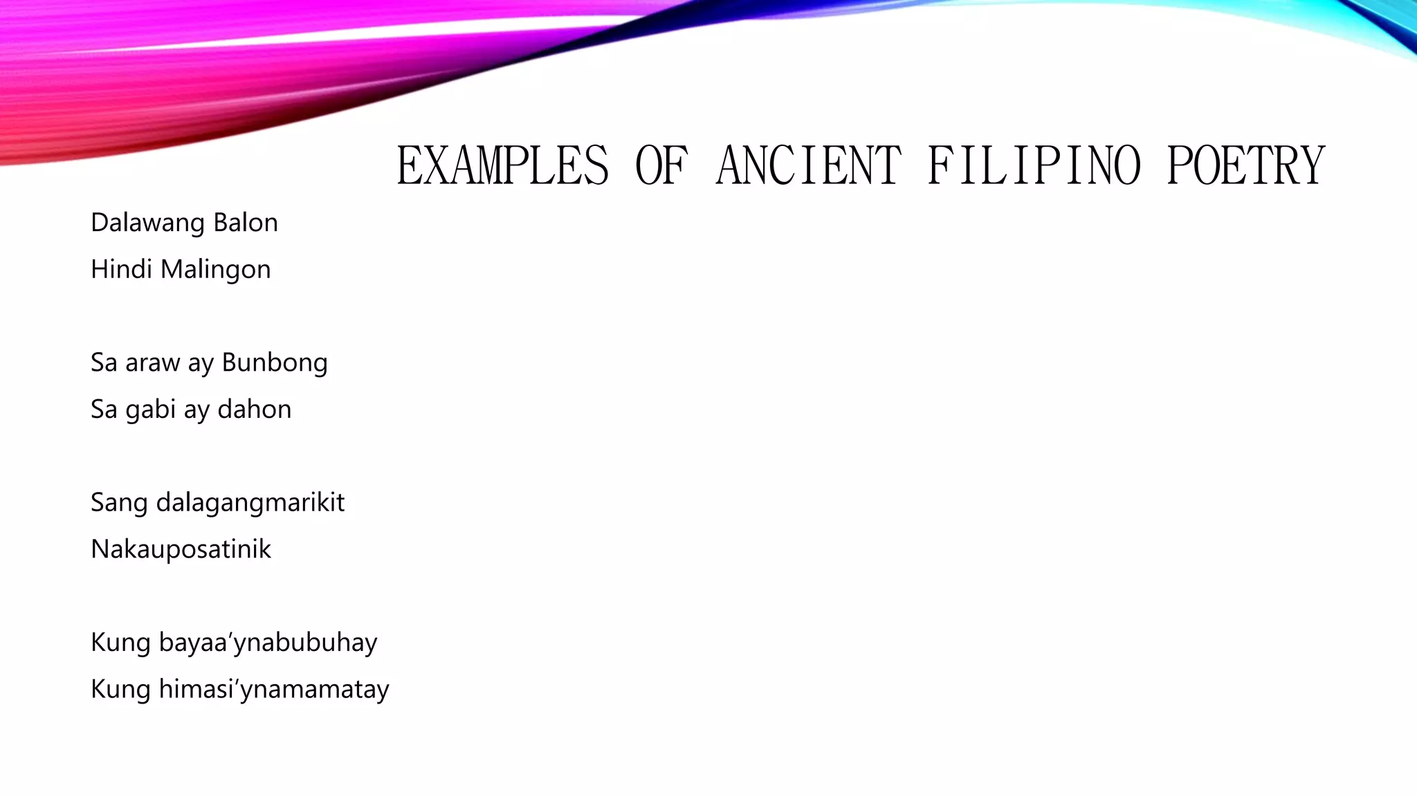 Spanish Colonial text and PreColonial text | PPTX