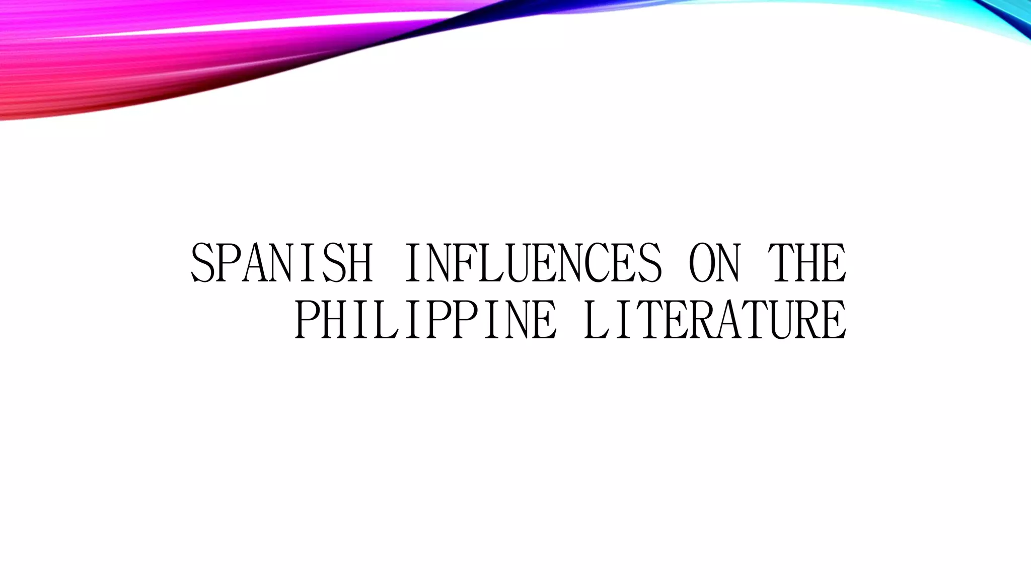 Spanish Colonial text and PreColonial text | PPTX