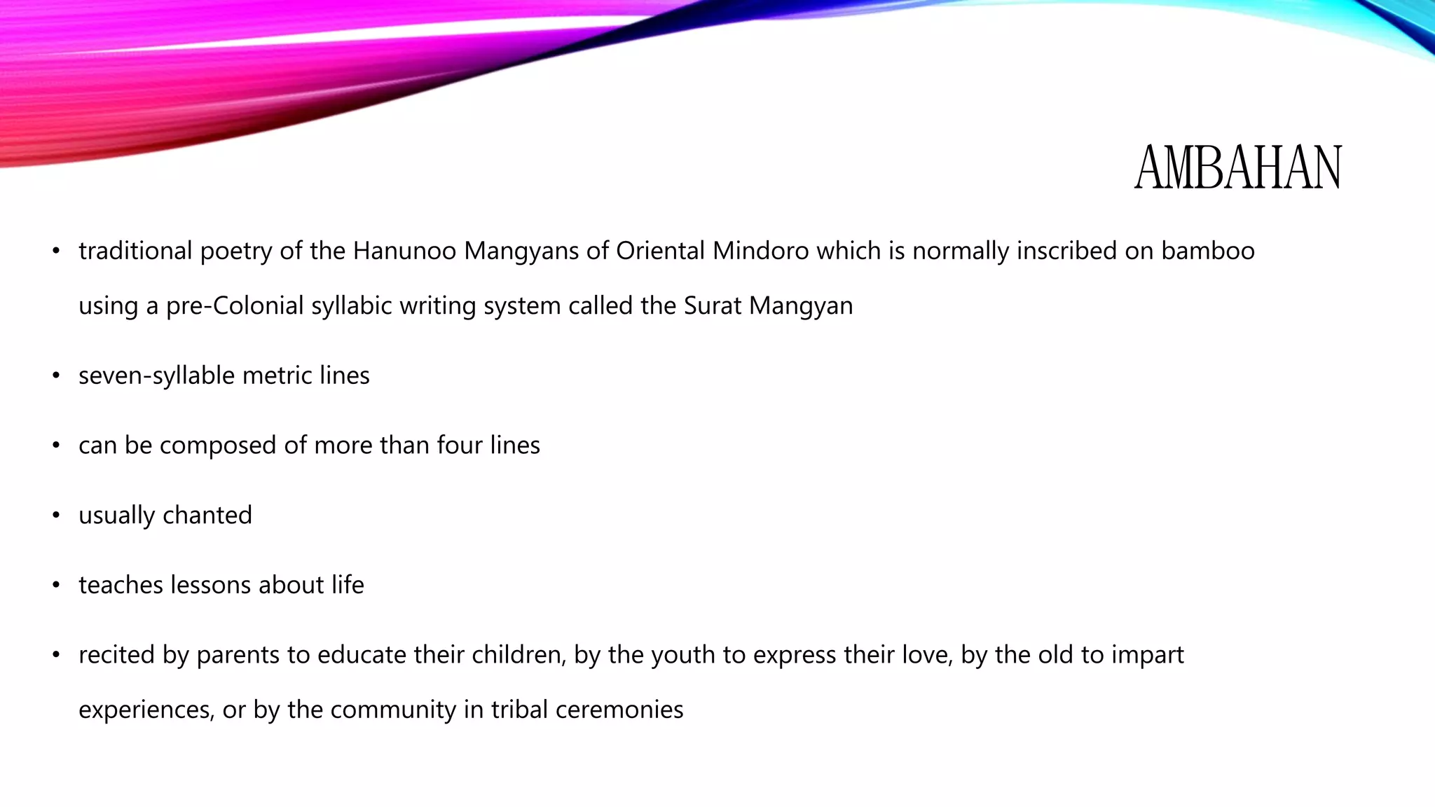 Spanish Colonial text and PreColonial text | PPTX