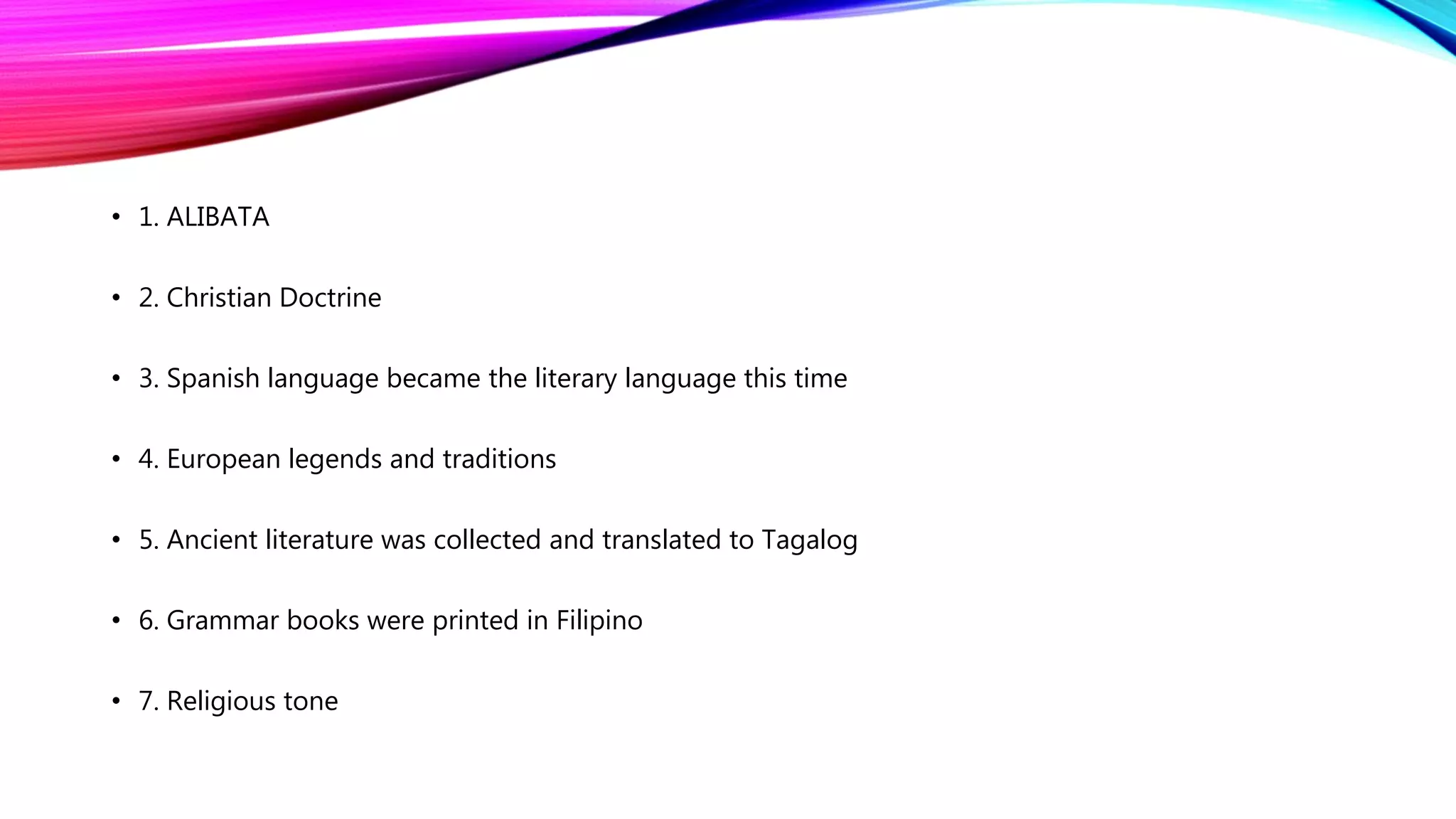 Spanish Colonial text and PreColonial text | PPTX