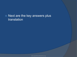 Most Common Spanish conjunctions | PPTX