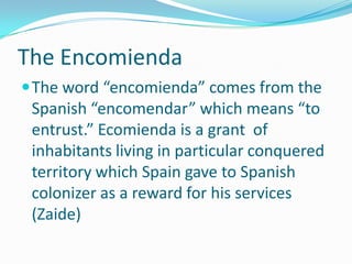 Spanish Conquest of the Islands | PPTX