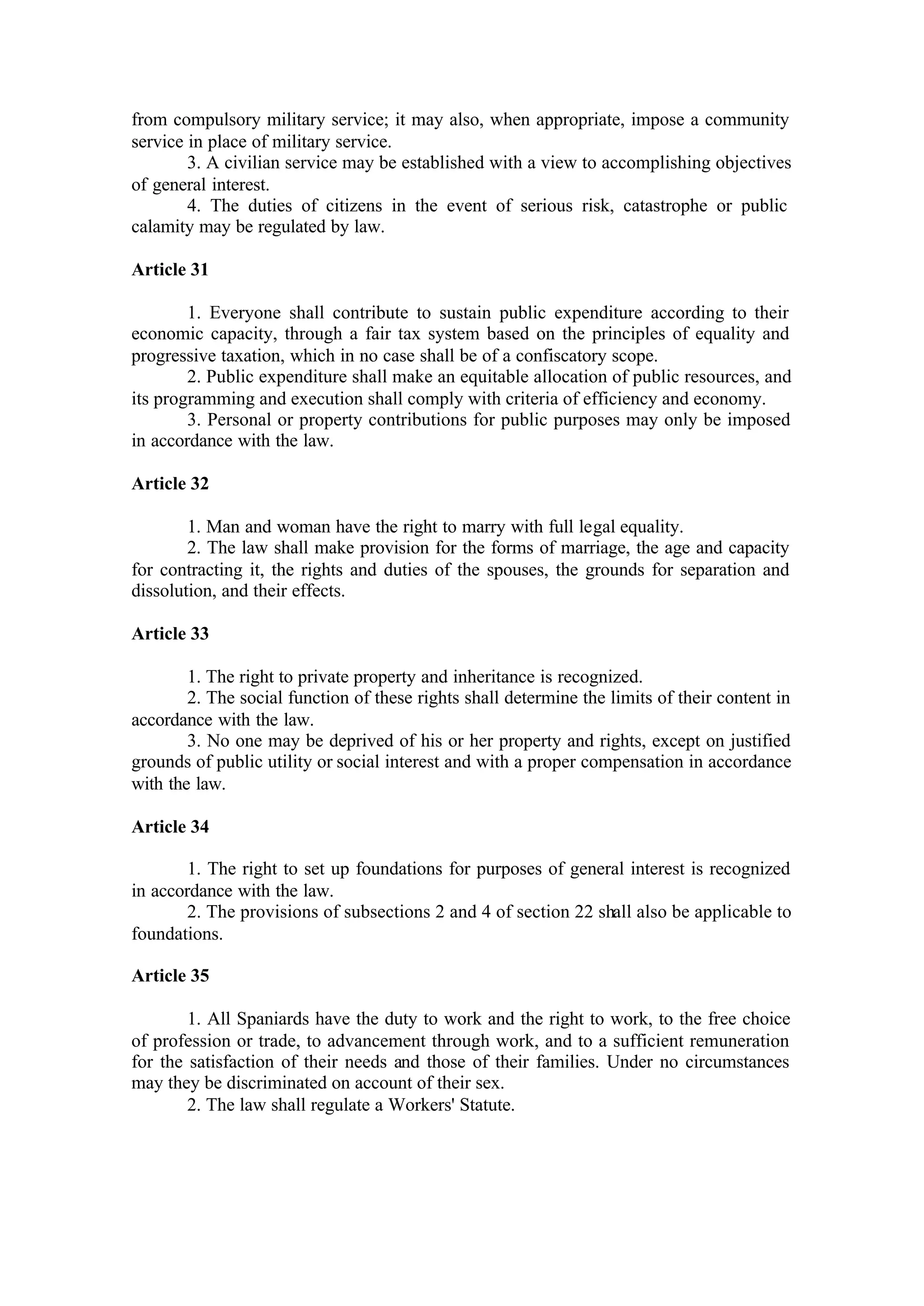 Spanish constitution in english | PDF