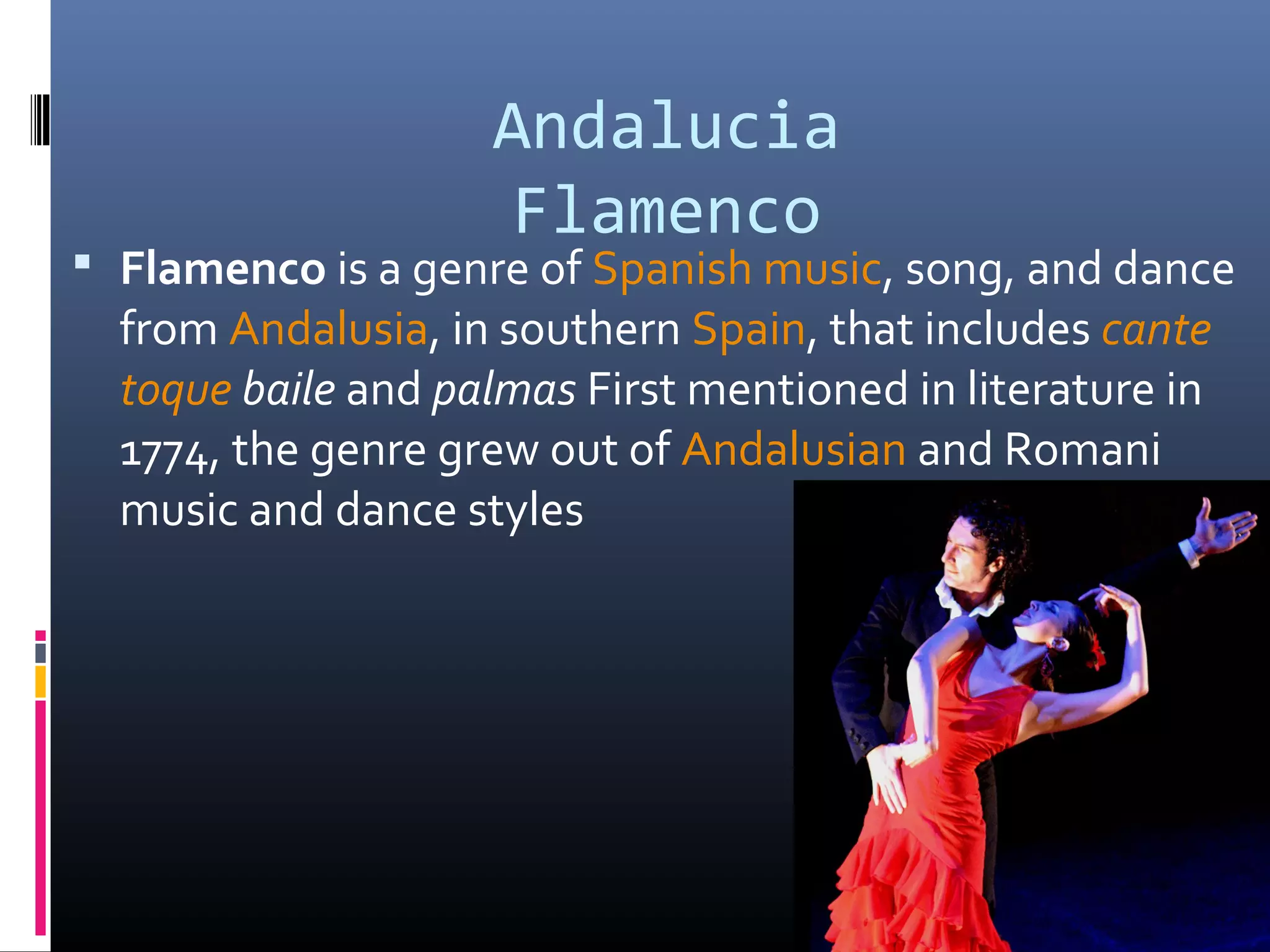 Spanish dances, by Nano, Guillem and Marçal | PPT