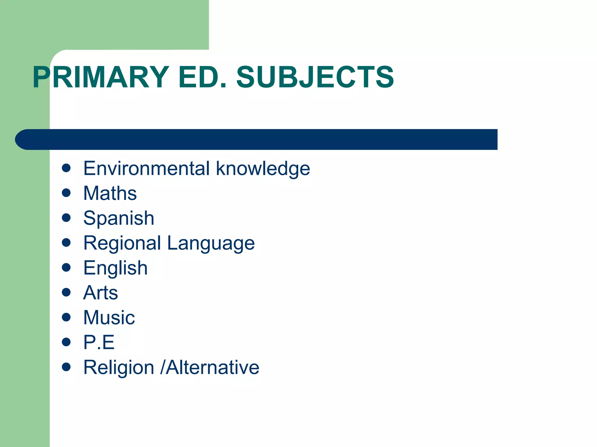 Spanish Education System | PPS