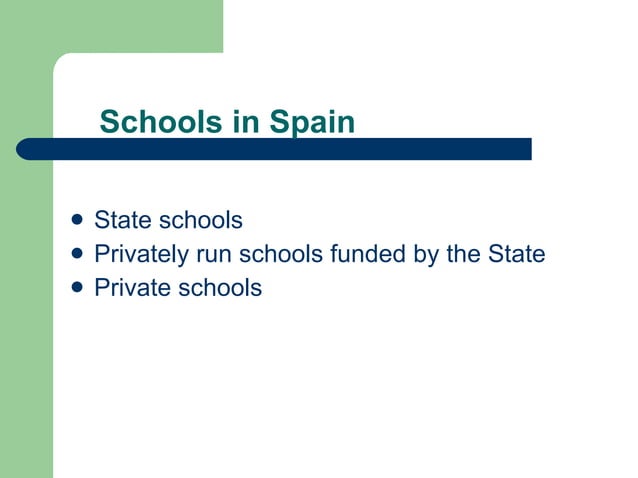 Spanish Education System | PPT