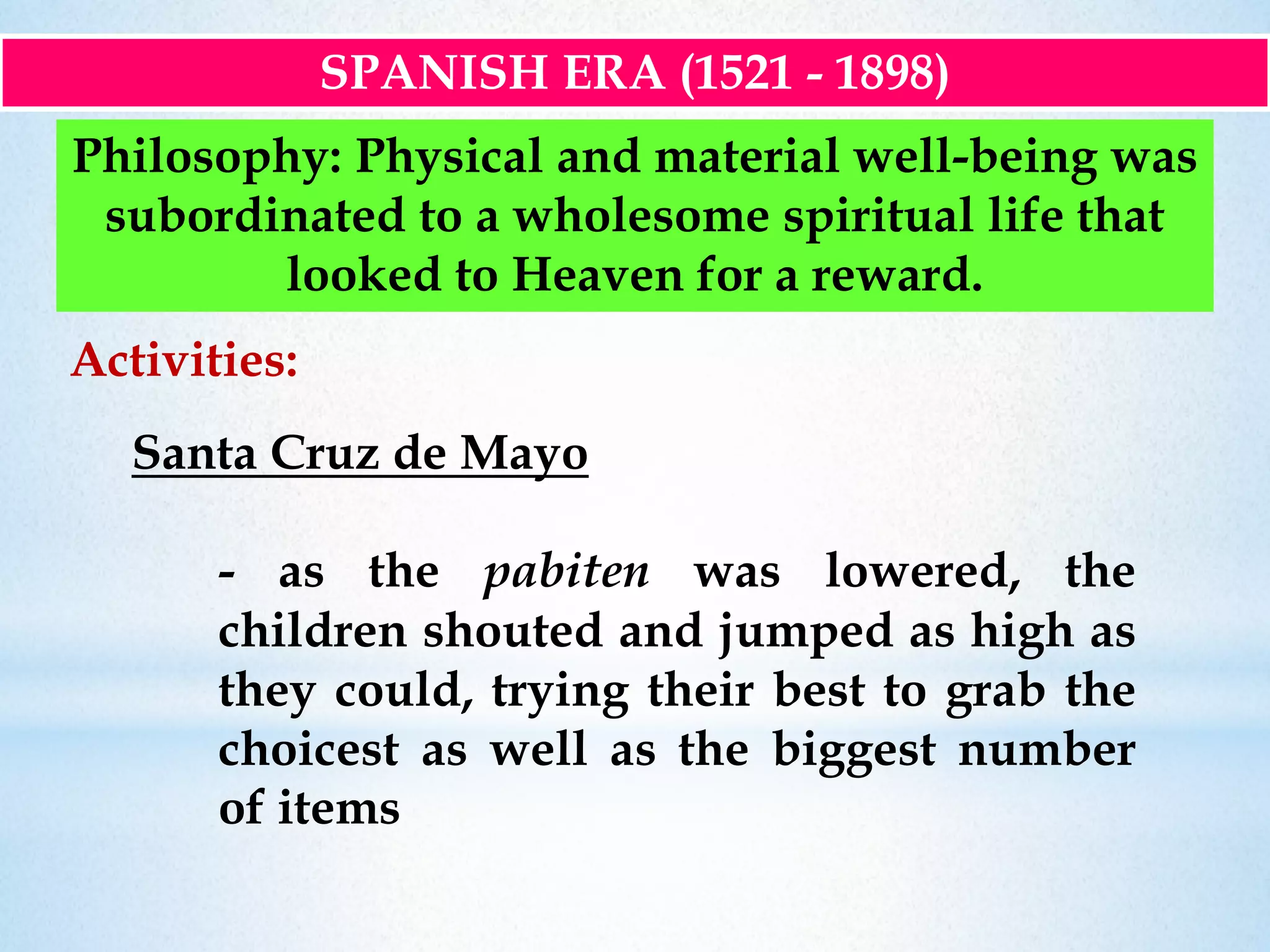 History of Physical Education in the Philippines: Spanish Era | PPTX