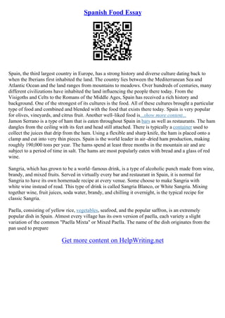 Spanish Essays About Family | PDF | Parenting Children Aged 4-11 ...