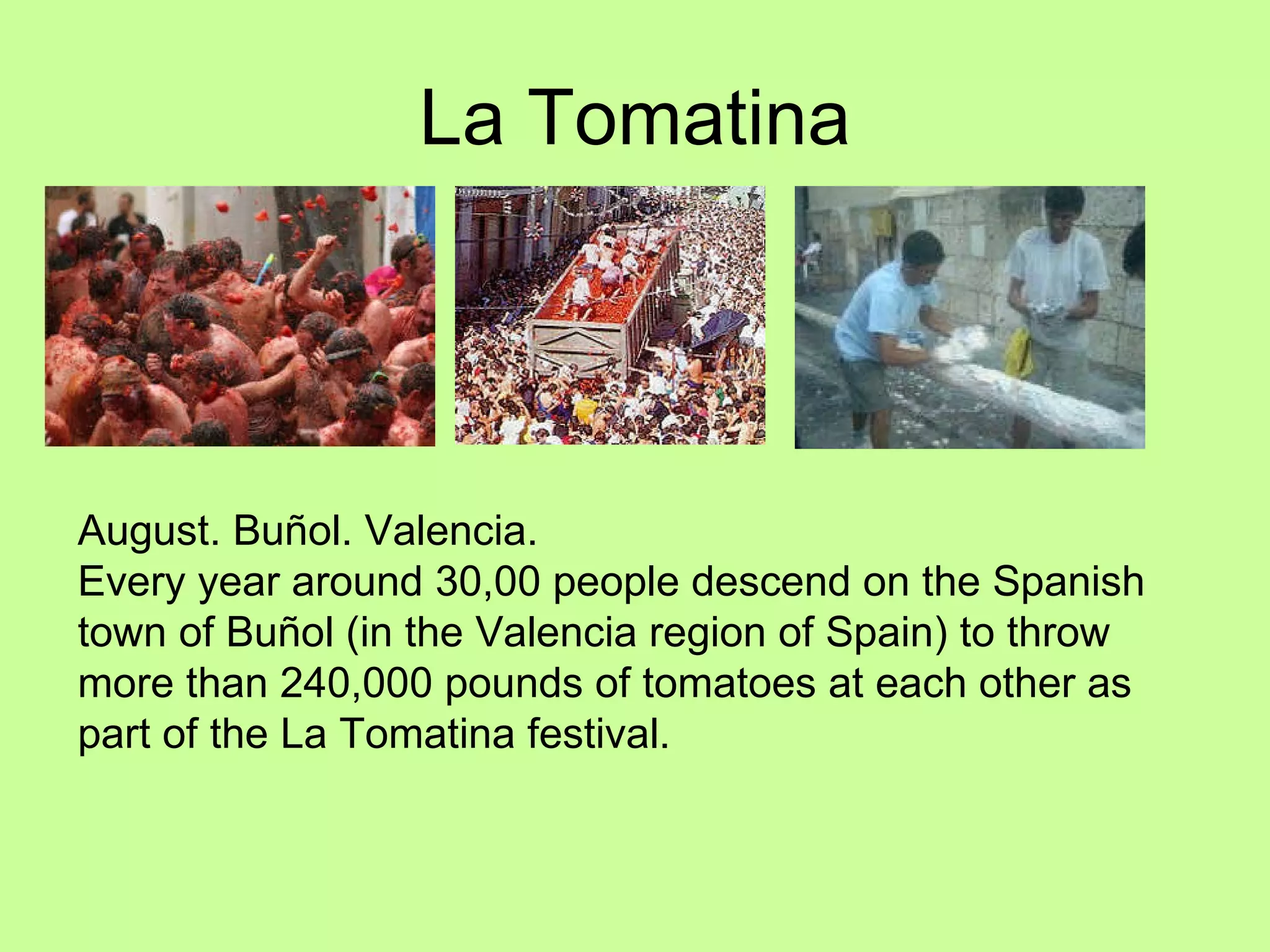 Spanish festivities with answers | PPT