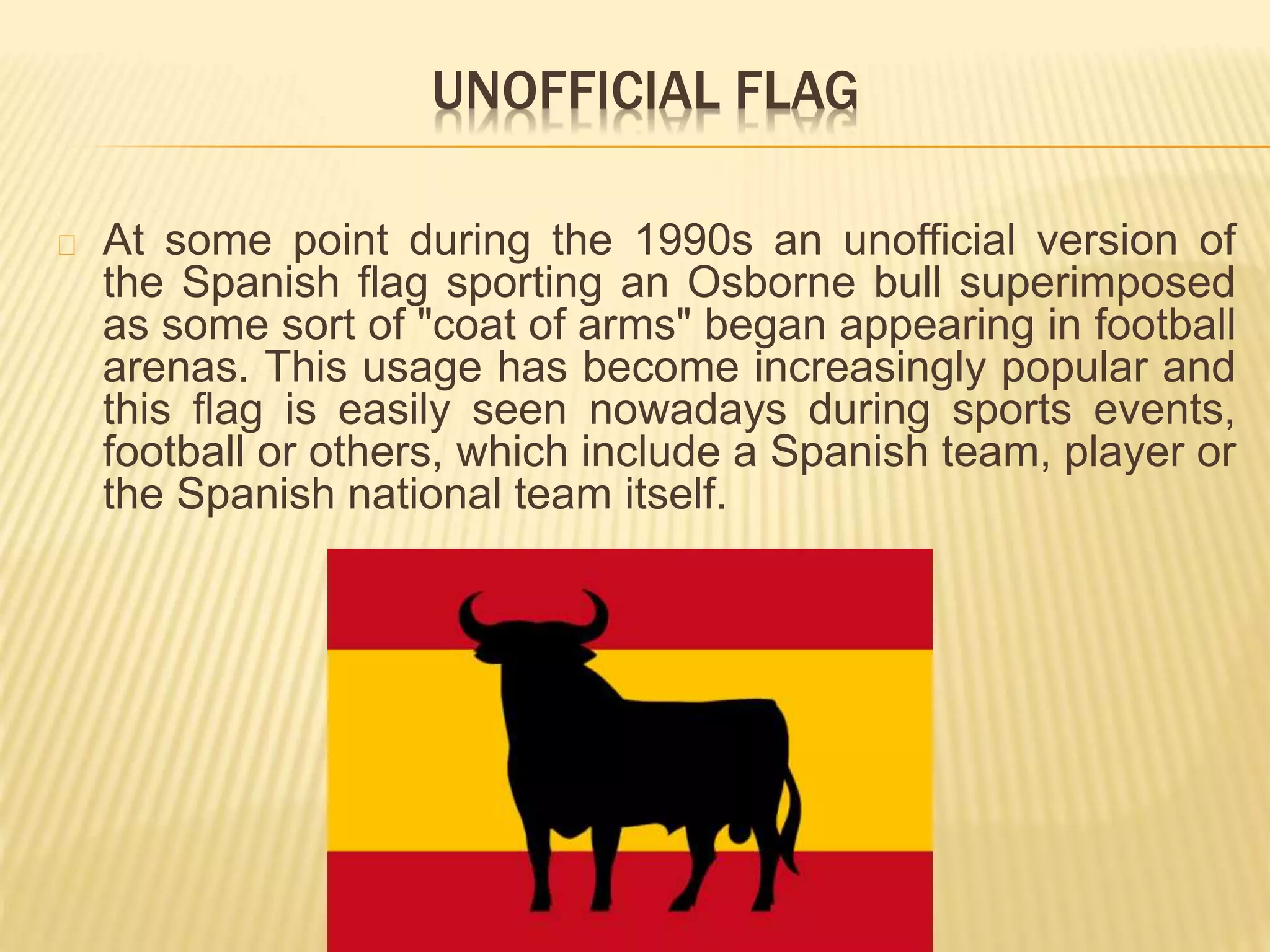 Spanish flag History | PPTX