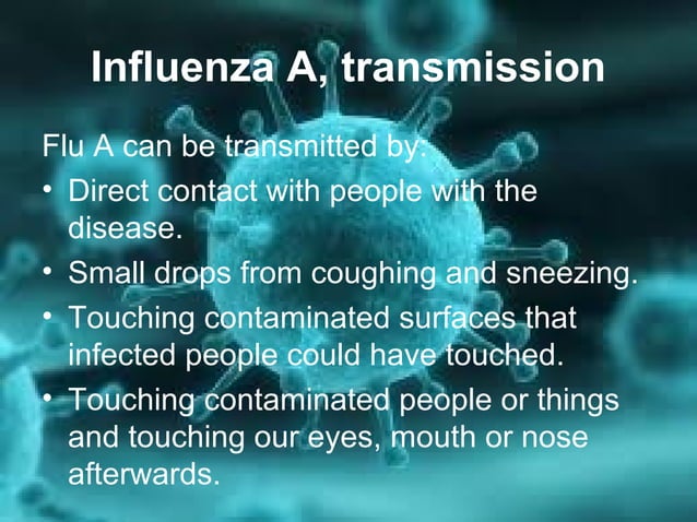 Spanish flu and influenza a | PPT