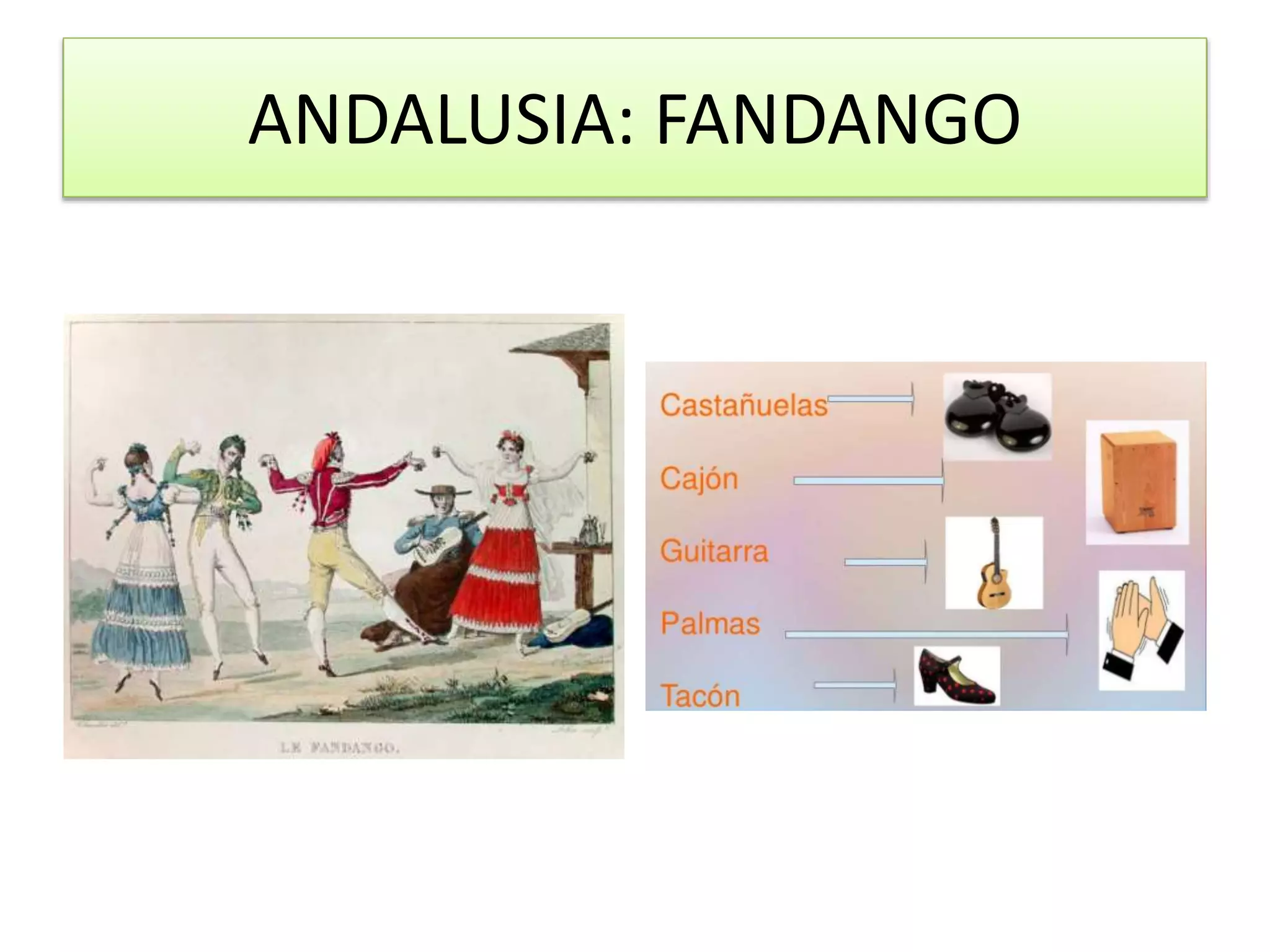 SPANISH FOLKLORE - SOME INSTRUMENTS AND DANCES.pptx