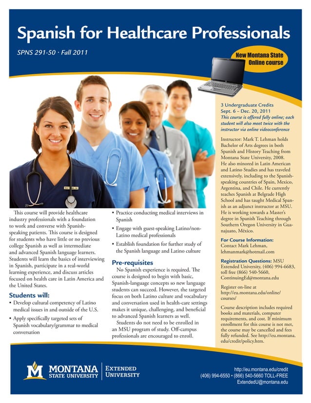 Spanish for Healthcare Professionals | PDF