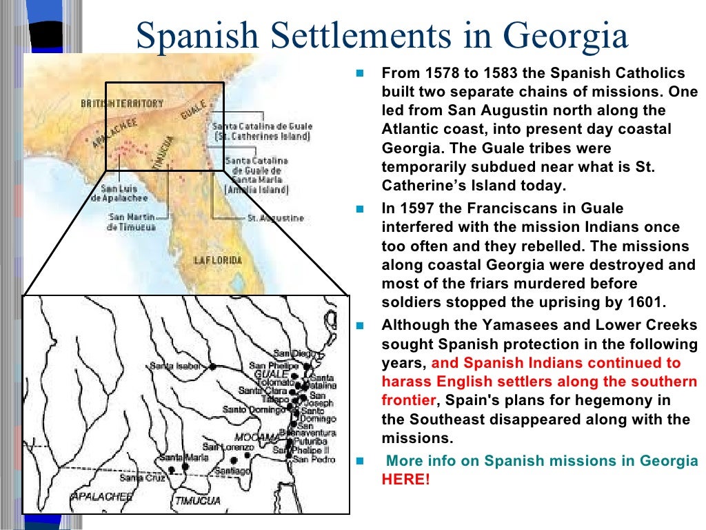 Spanish, French, and English Colonies
