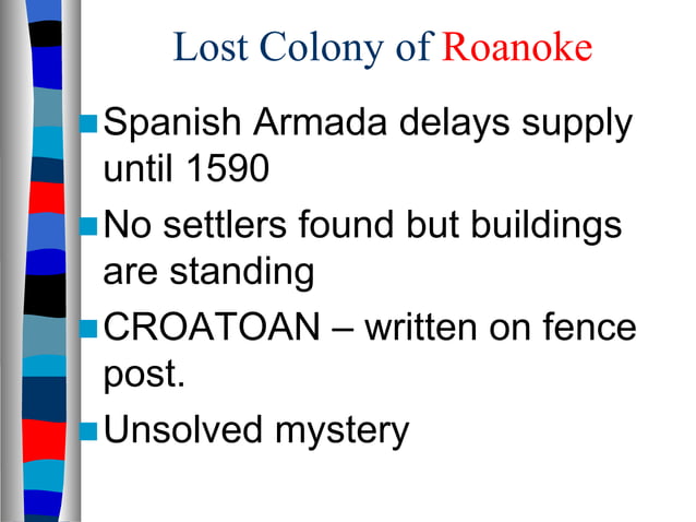 Spanish, French, and English Colonies | PPT