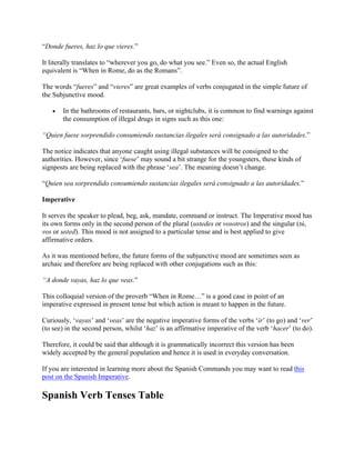 Spanish Future Tense | PDF