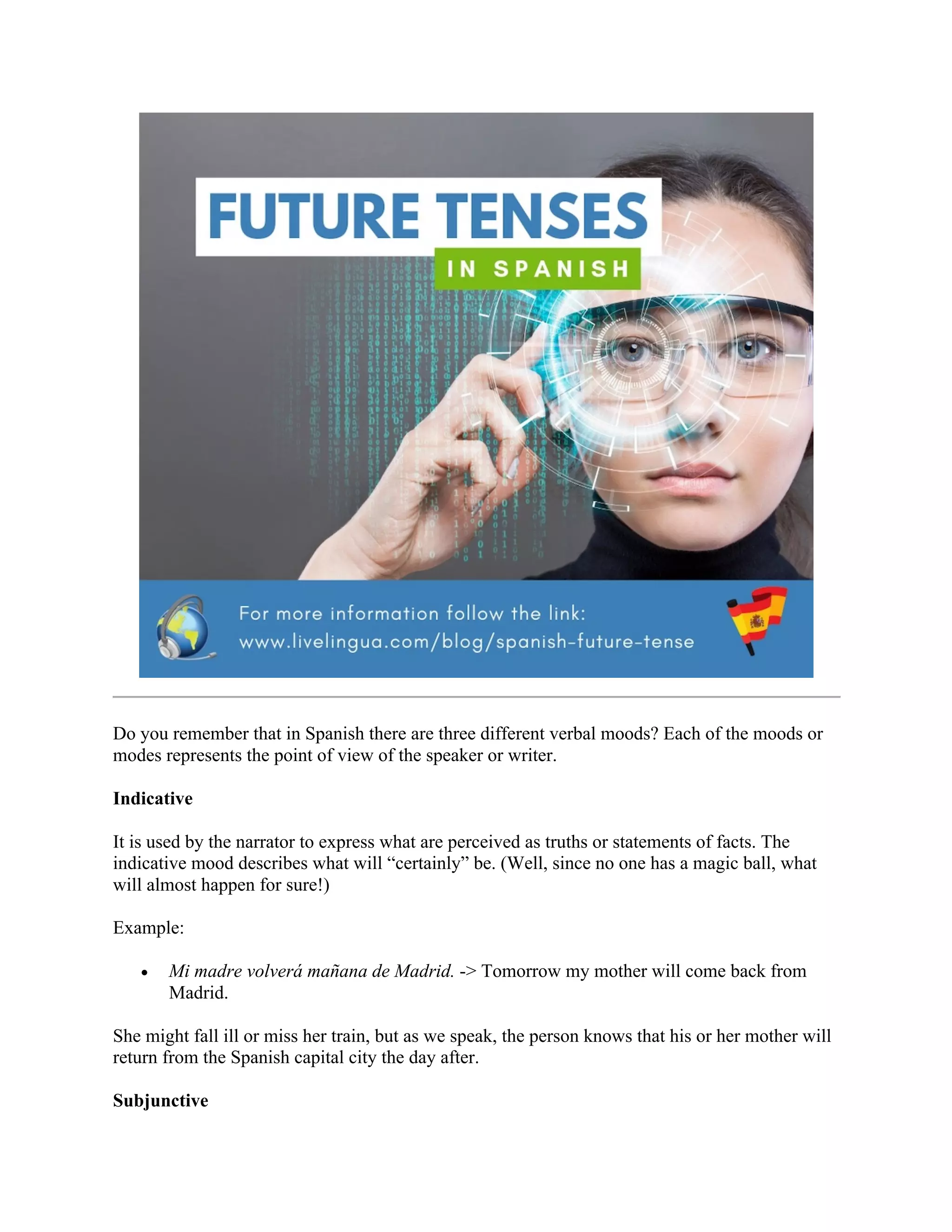 Spanish Future Tense | PDF