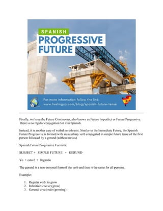 Spanish Future Tense | PDF