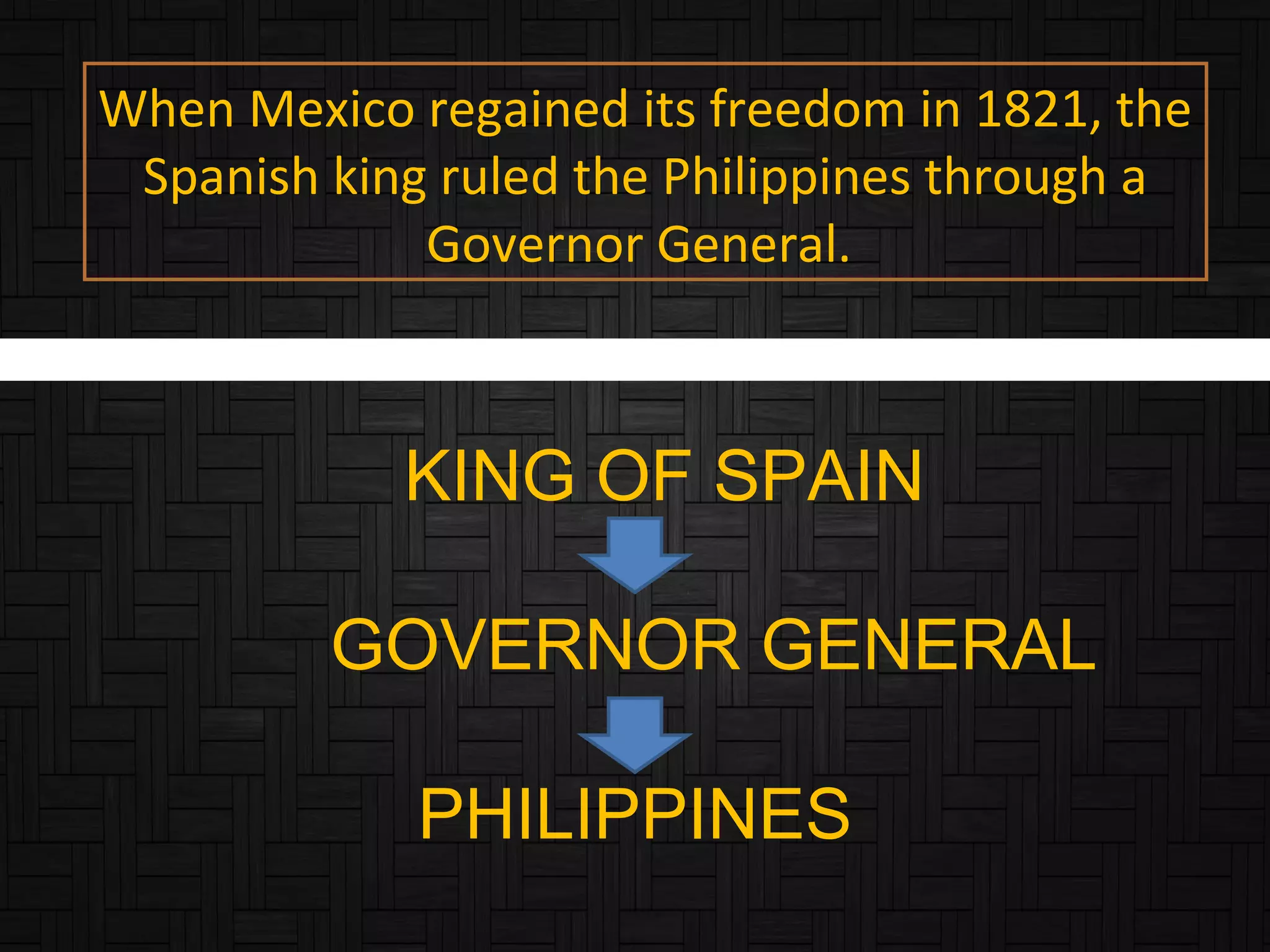 Spanish Government in the Philippines by Dexter Reyes GMATHS | PPT