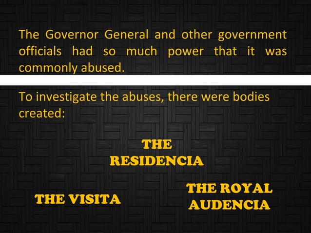 Spanish Government in the Philippines by Dexter Reyes GMATHS | PPT